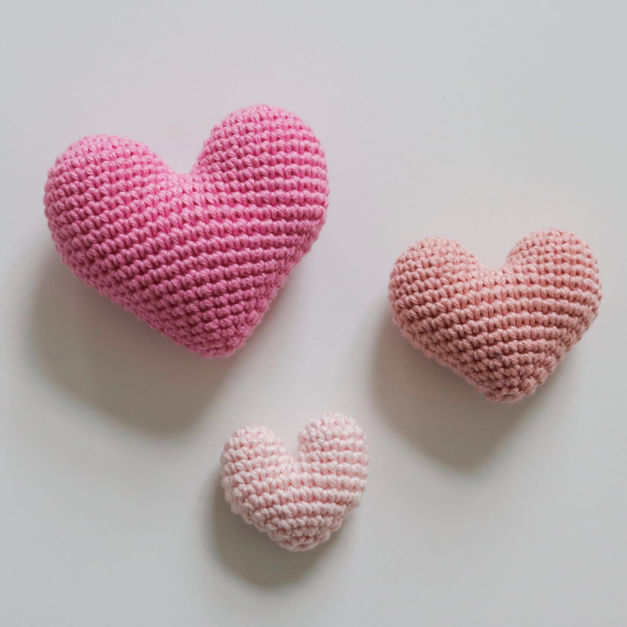 Haakpatroon: Drie kleine hartjes - Gek op Haken