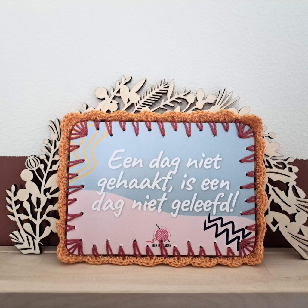 Patronen met een gehaakt randje - Gek op Haken